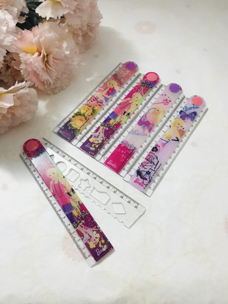 Barbie Revolving Ruler - Zaynah Stationery